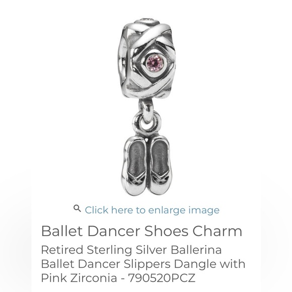Pandora | Jewelry | Ballet Shoes Charm | Poshmark